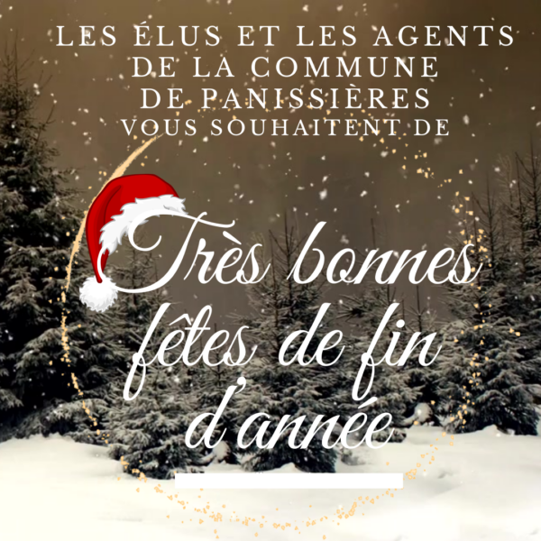 Bonnes fêtes de fin d'année ! - Mairie de Panissières